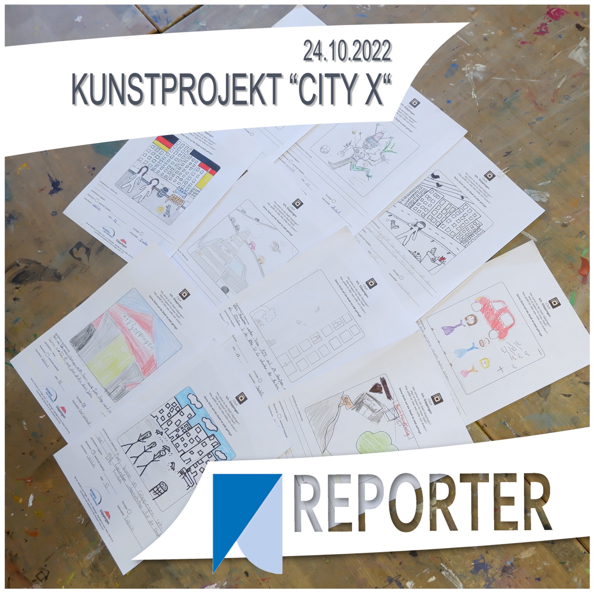 Kunstprojekt „CityX“ - Freihof-Gymnasium Göppingen